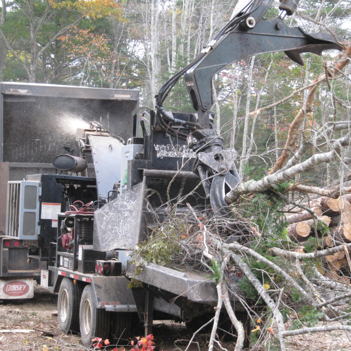 Chipper | Gallery | Maine Logging, Timber Harvesting, and Forest Management